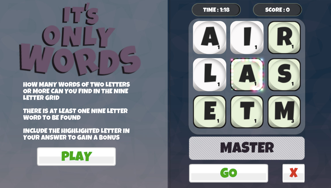 Free Online Word Puzzle Game | No Ads | Play Anywhere - Mighty Pixel